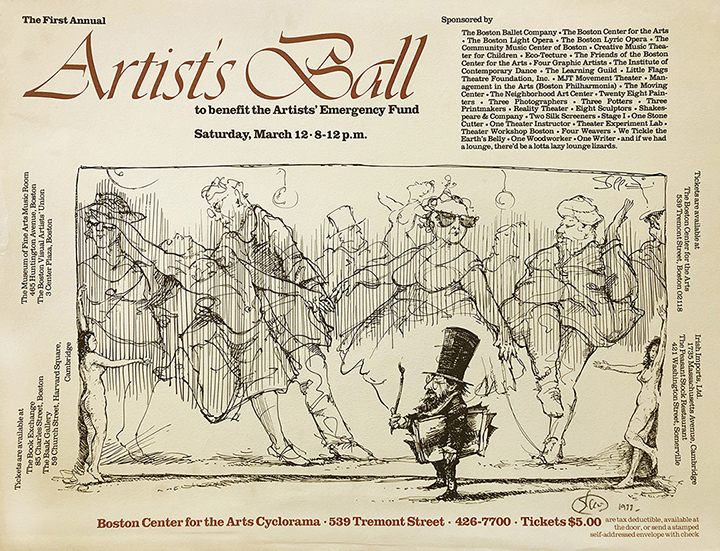 Mark Steele - Artists' Ball Original Poster